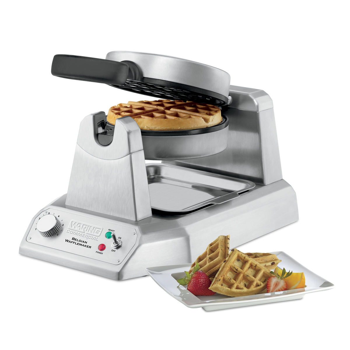 WARING SINGLE "REMOVABLE PLATE" BELGIAN WAFFLE MACHINE